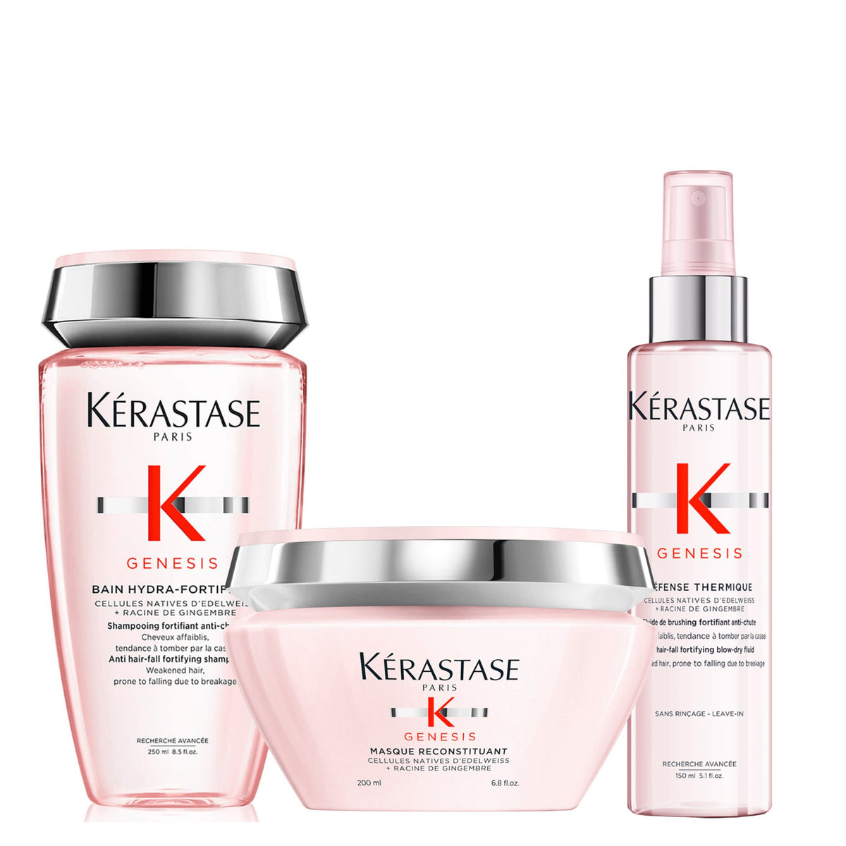 Kérastase. Genesis Routine Fortifiante pour Cheveux Secs et Épais