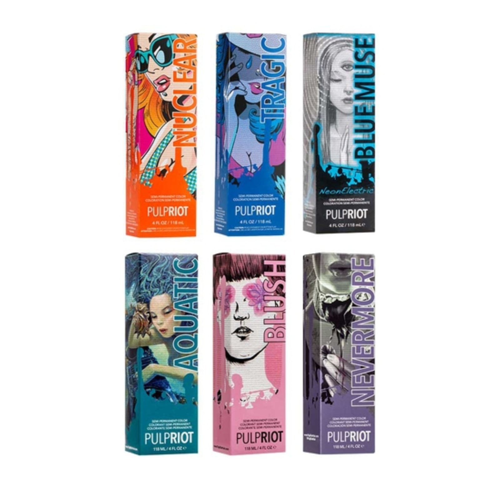 Pulp Riot. Semi-Permanent Hair Color - 4 oz