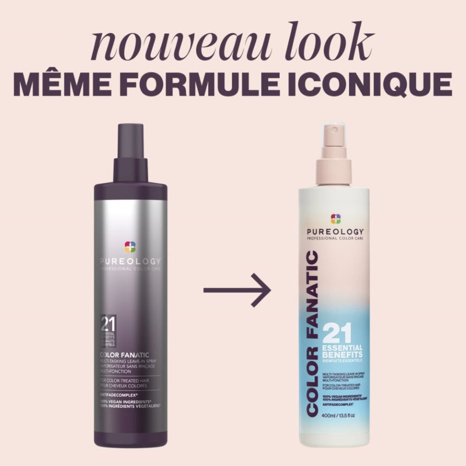 Pureology. Spray Sans Rincage 21-en-1 Color Fanatic - 400 ml